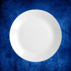 Crocera Moon Large Dinner Plate, 11" inch, Set of 6 pcs,(Plain, Snow ...