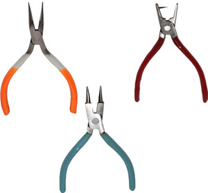 Digital Craft Long Flat Nose,Round Nose,Punch Plier, Needle Nose Plier ...