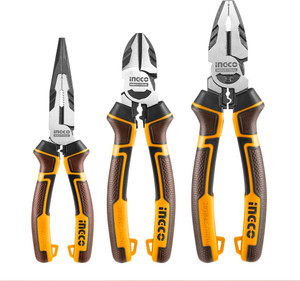INGCO 3 Pcs High Leverage Pliers Set Cr-V, Saving 30% Strength ...