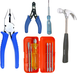 FADMAN 5 Pcs Combo Kit | Wire Cutter | Tester | Claw Hammer ...