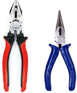 RanPra COMBO of 8-Inch Cutting Plier Tool And 6-Inch Nose Plier Tool ...