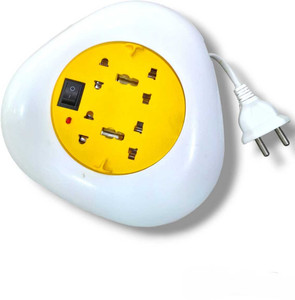 Rosario Flex Box 4 Socket LED Indicator with 5 Meter Extension Cord 2 ...