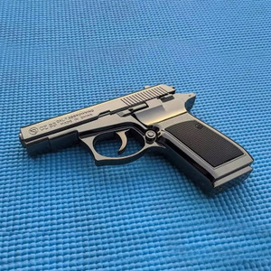 AirMount ™Z83 BZZ Silver Gun Lighter with Barrel Pull Back System Jet ...