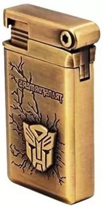 GENZ Transformer Look Edition Red Jet Flame Lighter Refillable Fuel gas ...
