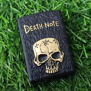 FITUP Refillable Metal Side Slider Death Note Windproof Jet Flame ...