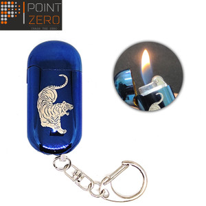 Point Zero Premium Essential Refillable Metal Body Small BLUE TIGER ...
