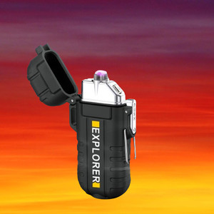 GUGGU Z26_Explorer lighter Pocket-Sized Flameless Waterproof Military ...