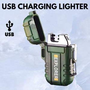 SACRO Explorer USB Cigaratte Lighter, Windproof Flameless ARC ...