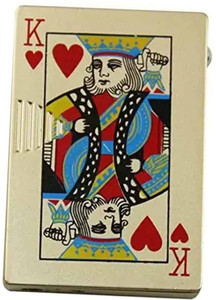 GiftingGazebo Badshah Print Playing Card Design Flame Pocket Lighter ...
