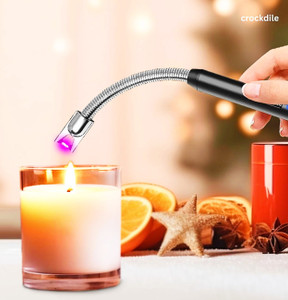 crockdile Safe Electric Arc Lighter with Child-Proof Design Aluminium ...