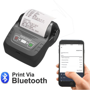 F2C 58mm Bluetooth Thermal Receipt Printer - Black Portable POS Mobile ...