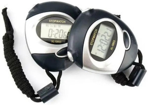 RHONNIUM High Quality Nice Luminous Stopwatch-Black Digital Stop Watch ...