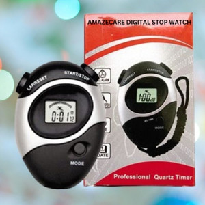AMAZECARE Digital LCD Stopwatch Chronograph Timer Counter Sports Alarm ...