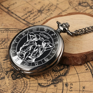 Classic Quirk Royal Gandhi Style Premium Zodiac Theme Gemini Logo ...