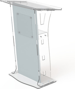 Classic Concepts CCP062 Acrylic Podium Frosted Look Front Panel with ...