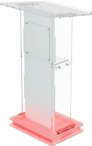 Classic Concepts CCP060 Acrylic Podium Frosted Look Front Panel with ...