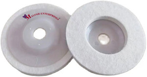 MALFAH ENTERPRISES MAF FELT WHEEL 12MM 4" WHITE MPFW-12 (PACK OF 1 ...