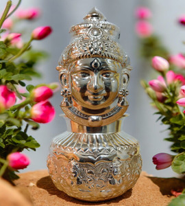 Sigaram German Silver Kalash and Lakshmi Face Mukoot For Vara ...