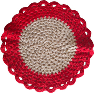 MYORA COLLECTION Crochet Beautiful Multicolor Puja Thali Cover/Thalposh ...