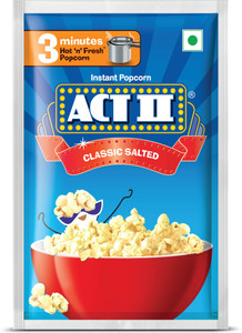 ACT II Instant Popcorn - Classic Salted Salted Popcorn Price in India ...