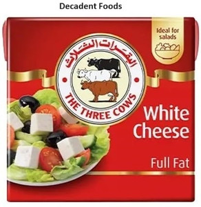 Decadent Foods The Three Cows Feta White Cheese is Creat From Pure Cow ...
