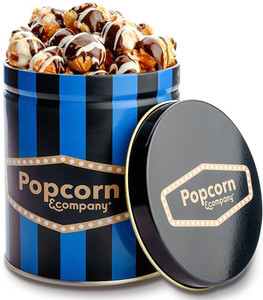 POPCORN&COMPANY Double Choco Fudge Popcorn, Ready to Eat Flavored ...