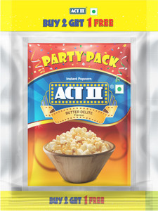 ACT II Party Pack Butter Delite Popcorn Price in India - Buy ACT II ...