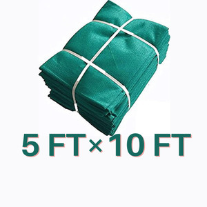 SUNFIT 50% Green Net 5x10 Feet for plants UV Treated Portable Green ...