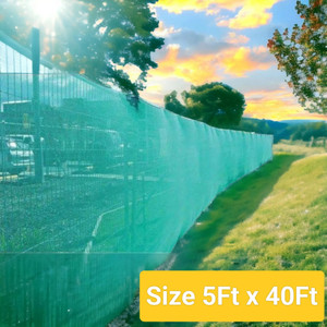 Use way Green Shade Net(5 x 40 ft), 50% Sunlight Blocking Multipurpose ...