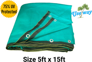 Use way Green Shade Net (5ft x 15ft)-75% Sunlight Block For Gardening ...