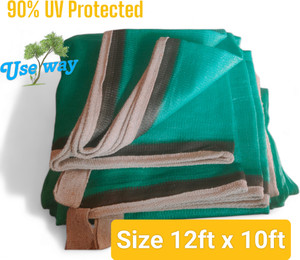 Use way Green Shade Net Size (12ft x 10ft) net from Sunlight 90% ...