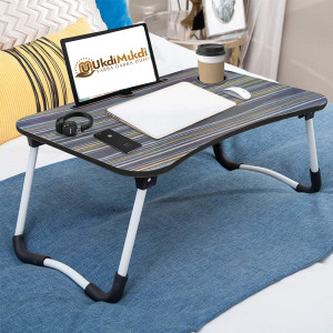 UkdiMukdi Foldable Study Table/Portable Laptop Table/Bed Table/Lap Desk ...