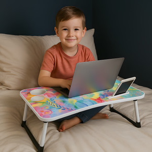 kitchoff Foldable multipurpose Table Wood Portable Laptop Table Price ...