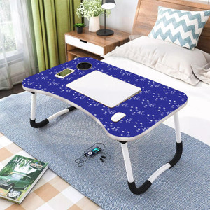 kitchoff Foldable Laptop Table with Cup Holder | Mac Holder | Study ...