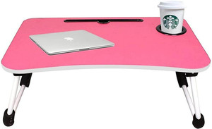HASMUN pink study table Wood Portable Laptop Table Price in India - Buy ...