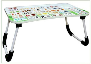 HASMUN Foldable Laptop ABCD Wooden Study Table Solid Wood Study Table ...