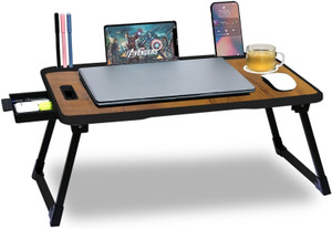 FurniGully Foldable multipurpose Table Wood Portable Laptop Table Price ...