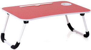 HASMUN pink study table Wood Portable Laptop Table Price in India - Buy ...