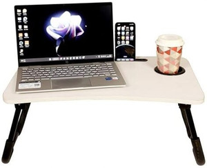 TekCraft Pack Of 2 Wooden Study Table/Bed Table/Foldable And Portable ...