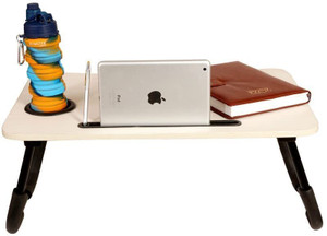 TekCraft Laptop+Study Table for Students Wood Portable Table with Irons ...