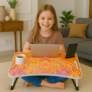 kitchoff Foldable multipurpose Table Wood Portable Laptop Table Price ...