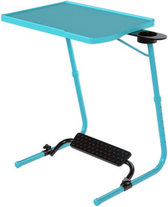 TABLE MAGIC Aqua Blue Pro Executive Laptop Table with Footrest and Cup ...