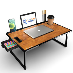 KHODAL ARTH Wood Portable Laptop Table Price in India - Buy KHODAL ARTH ...