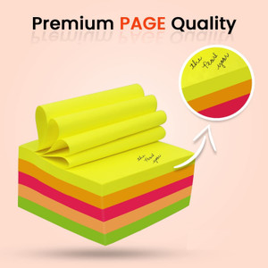 Flipkart.com | A Little Swag Sticky Notes 400 Sheets Regular, 5 Colors ...