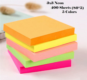 Flipkart.com | AirSoft Sticky Notes Bright Colorful Sticky Pad ,400 ...