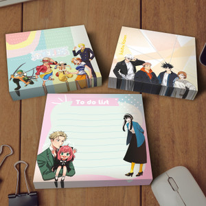 Flipkart.com | Niki Enterprises Anime Cute Memo Pad ( Set of 3 Pads ...