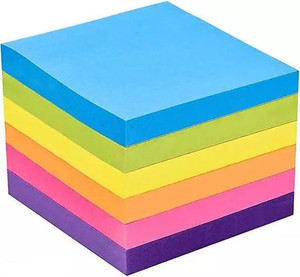 Flipkart.com | OFIXO Fluorescent Paper 400 Sheets 3x3 Inch Sticky Notes ...