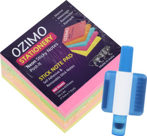 Flipkart.com | Ozimo Post It Sticky Notes, Gel Highlighter 400 Sheets ...
