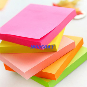 Flipkart.com | IndusBay Fluorescent paper Self Adhesive Memo pad sticky ...
