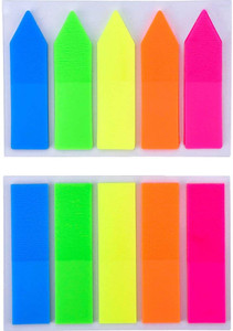Flipkart.com | BM RETAIL 2 Set Neon Page Marker Color Index Tab Flag ...